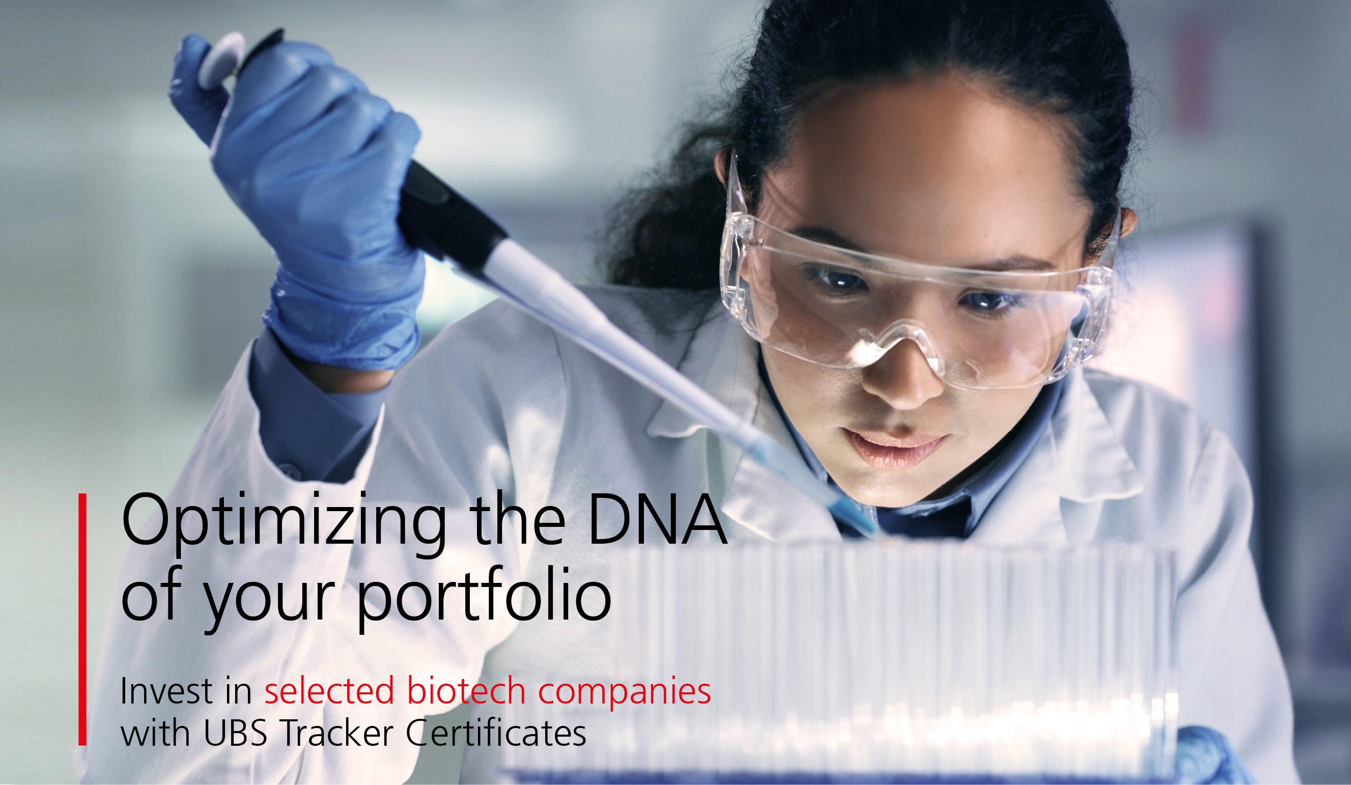 Woman works in a laboratory